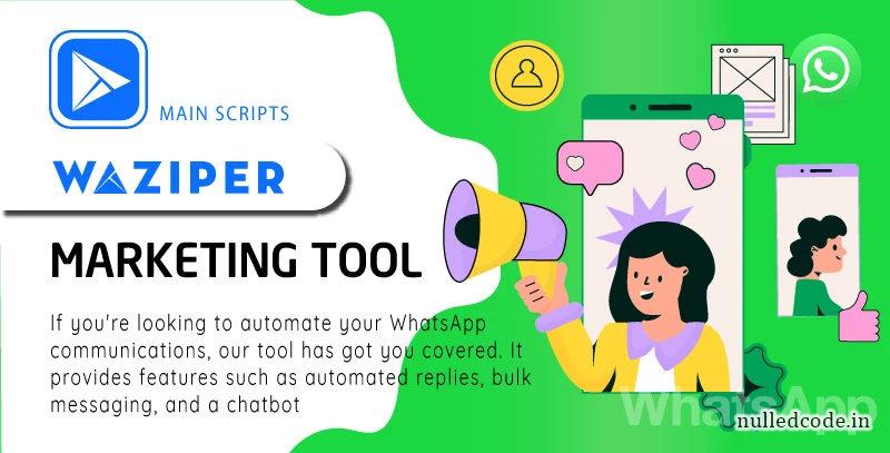 Waziper v5.0.1 - Whatsapp Marketing Tool - nulled » nulled#code / free scripts for all