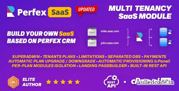 SaaS module for Perfex CRM v1.0.8 - Multi Tenancy Support » nulled#code / free scripts for all