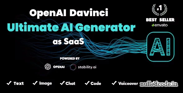 OpenAI Davinci v4.2 - AI Writing Assistant and Content Creator as SaaS - nulled » nulled#code ...